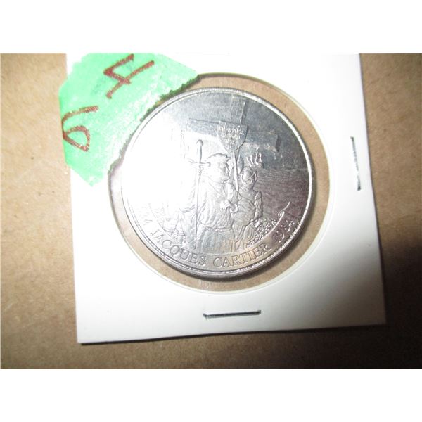 1584 - 1984 JACQUES CARTIER CANADA DOLLAR COIN