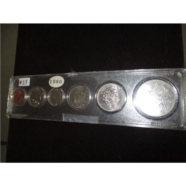 1980 CANADA CASED MINT COIN SET