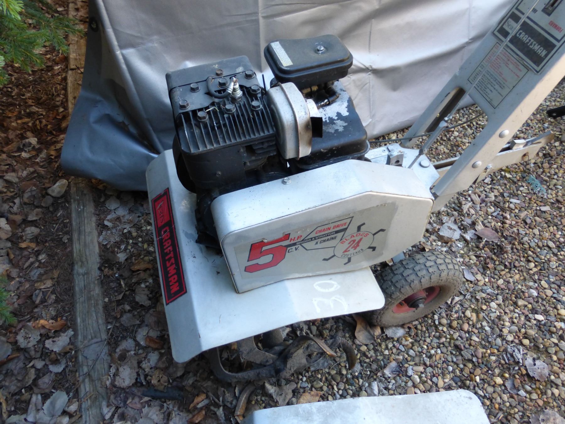 2- Walk Behind Rototillers, 5 HP