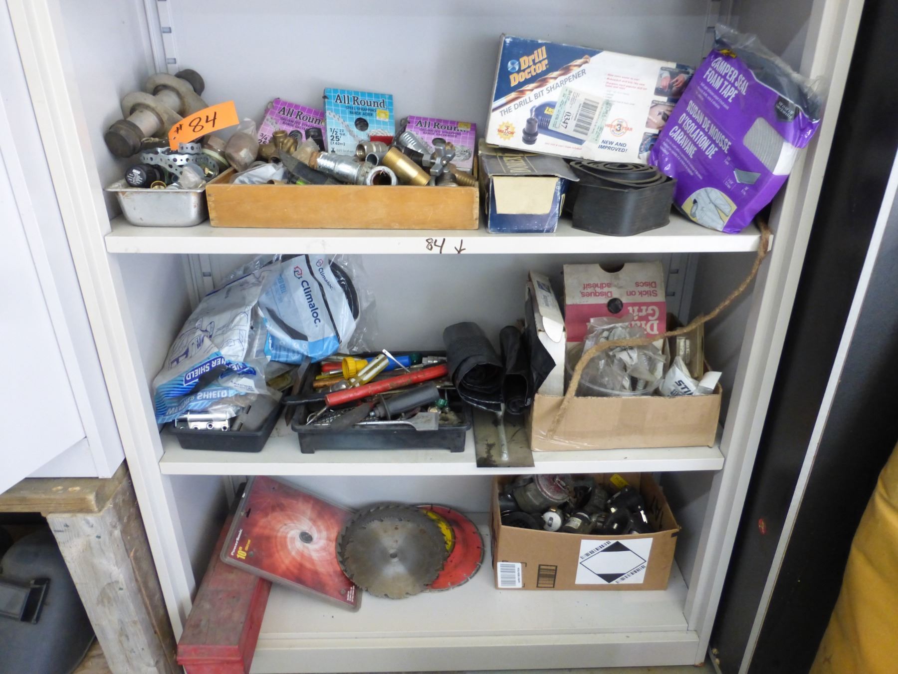 Brass fittings, Steel Strapping, Drill Doctor, Foam Insulation, Hinges ...