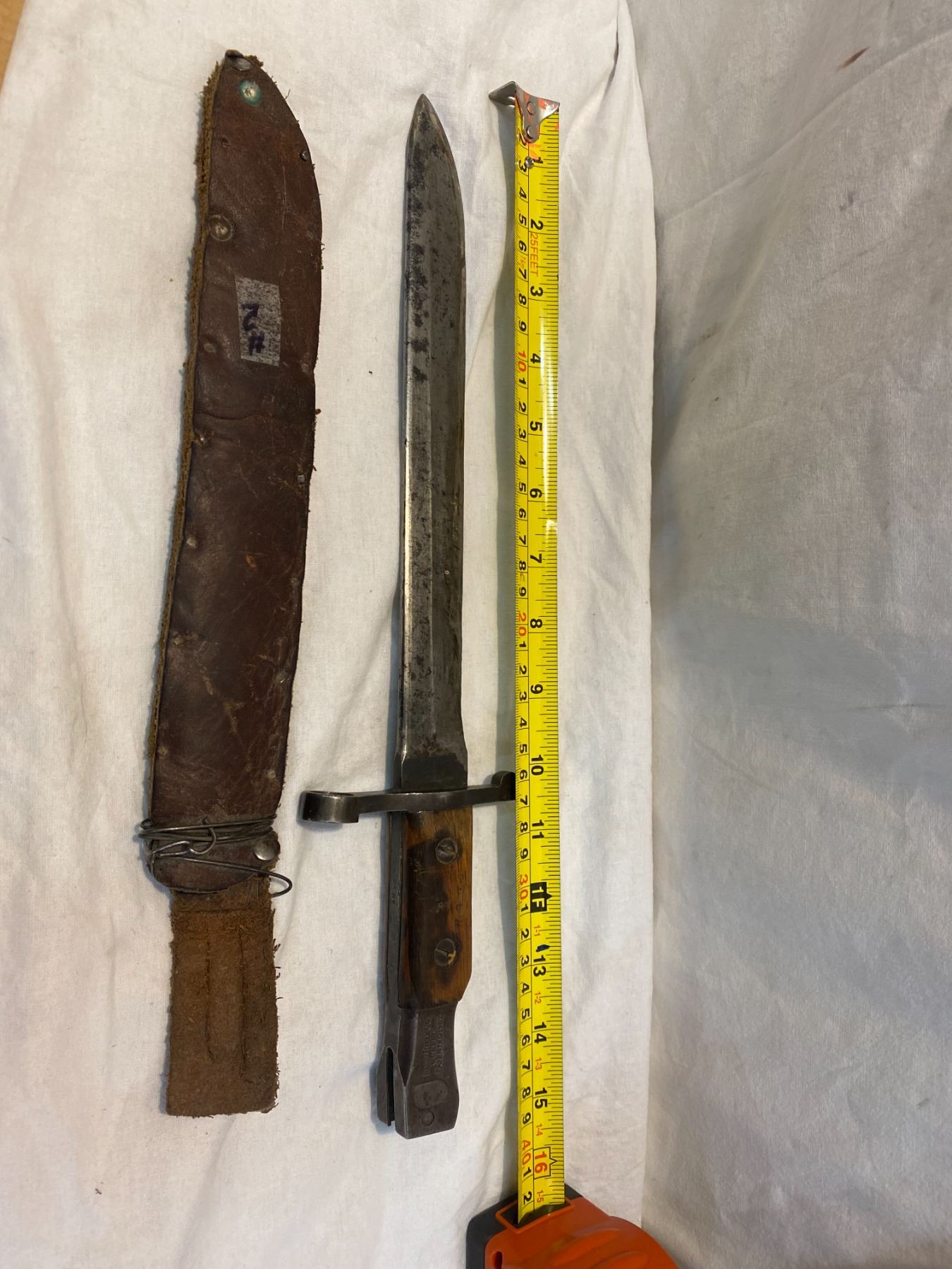 Ross rifle co. Quebec patented 1907 knife