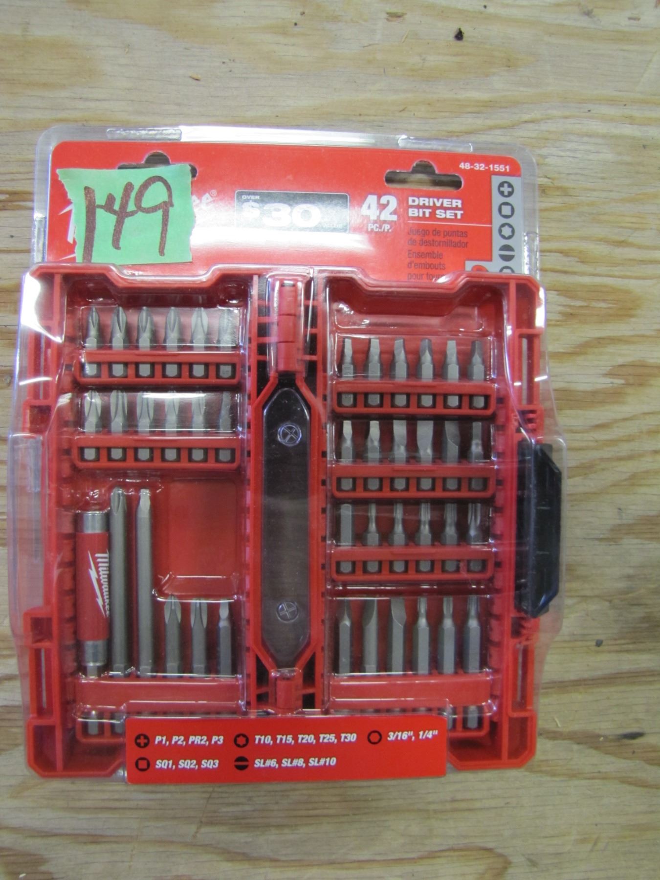 Milwaukee 42 piece driver bit set