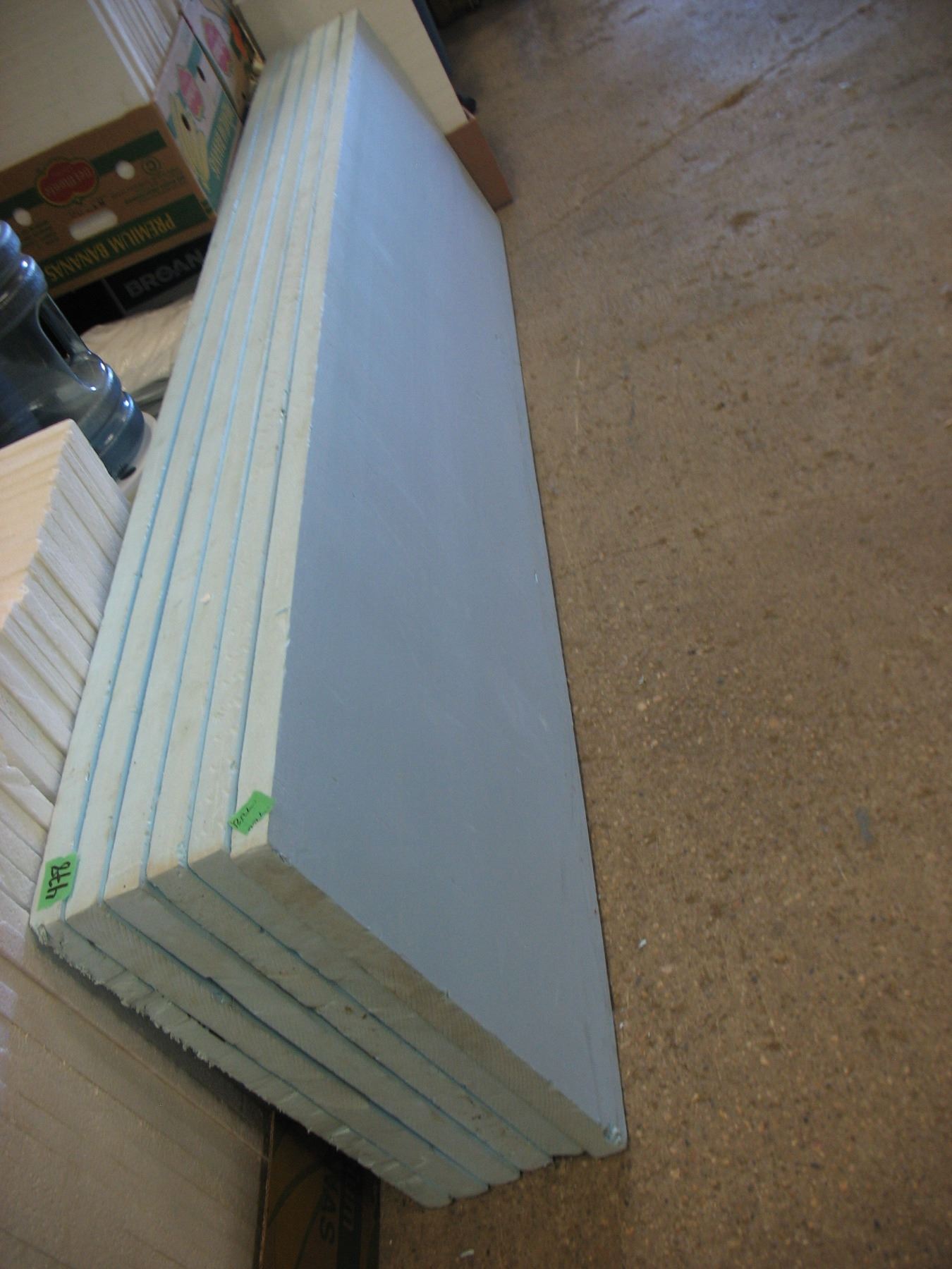 Dow extruded foam insulation high load - 6 sheets, 2 by 8 by 1 1/2, R7.5