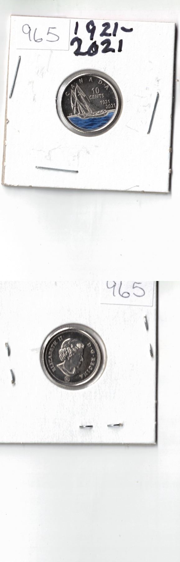 1921-2021 Canada dime