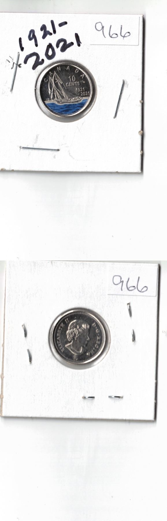1921-2021 Canada dime
