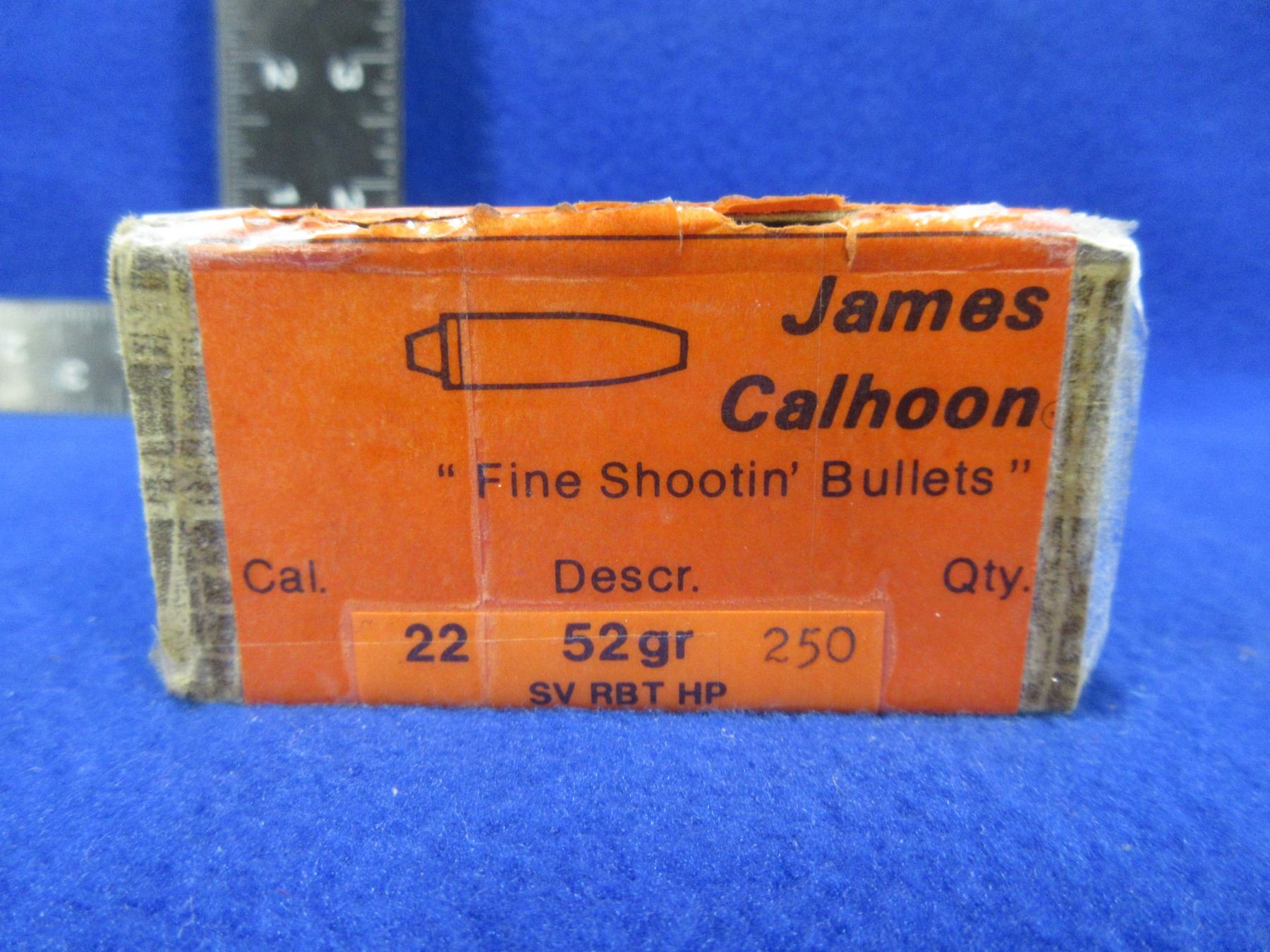 22 Cal. 52gr SV RBT HP James Calhoon Bullets