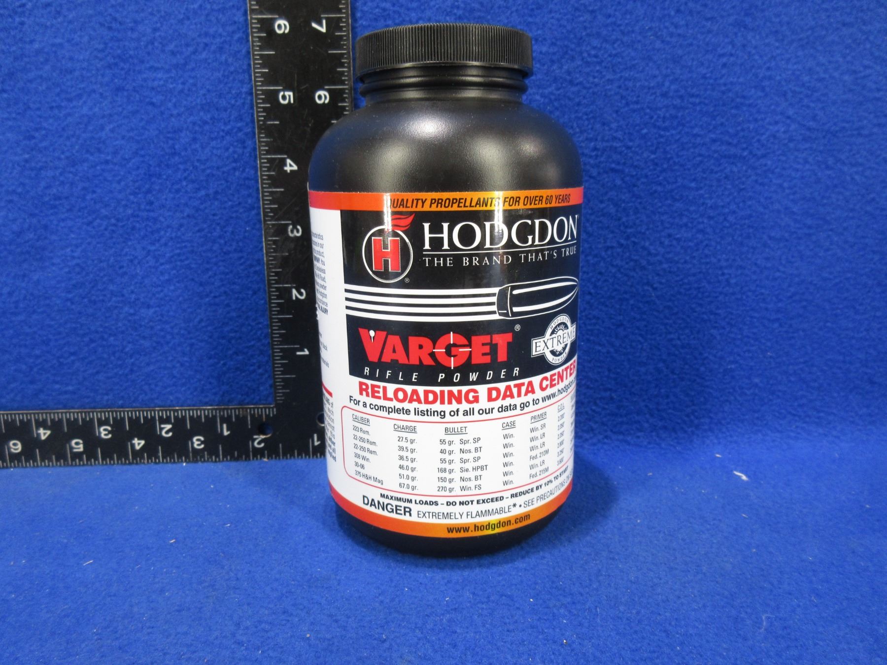 Hodgdon Varget Rifle Powder - Sealed 1 lb Tub
