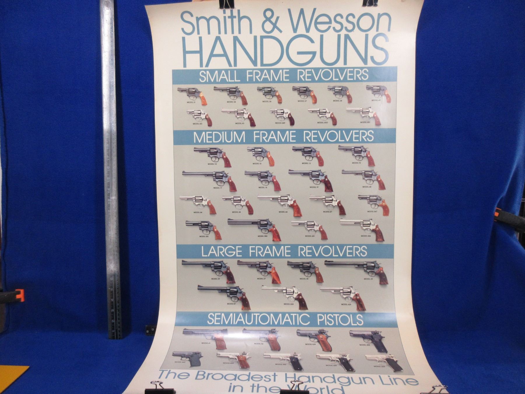 Smith & Wesson Handgun Poster - 39" x 23 1/2"