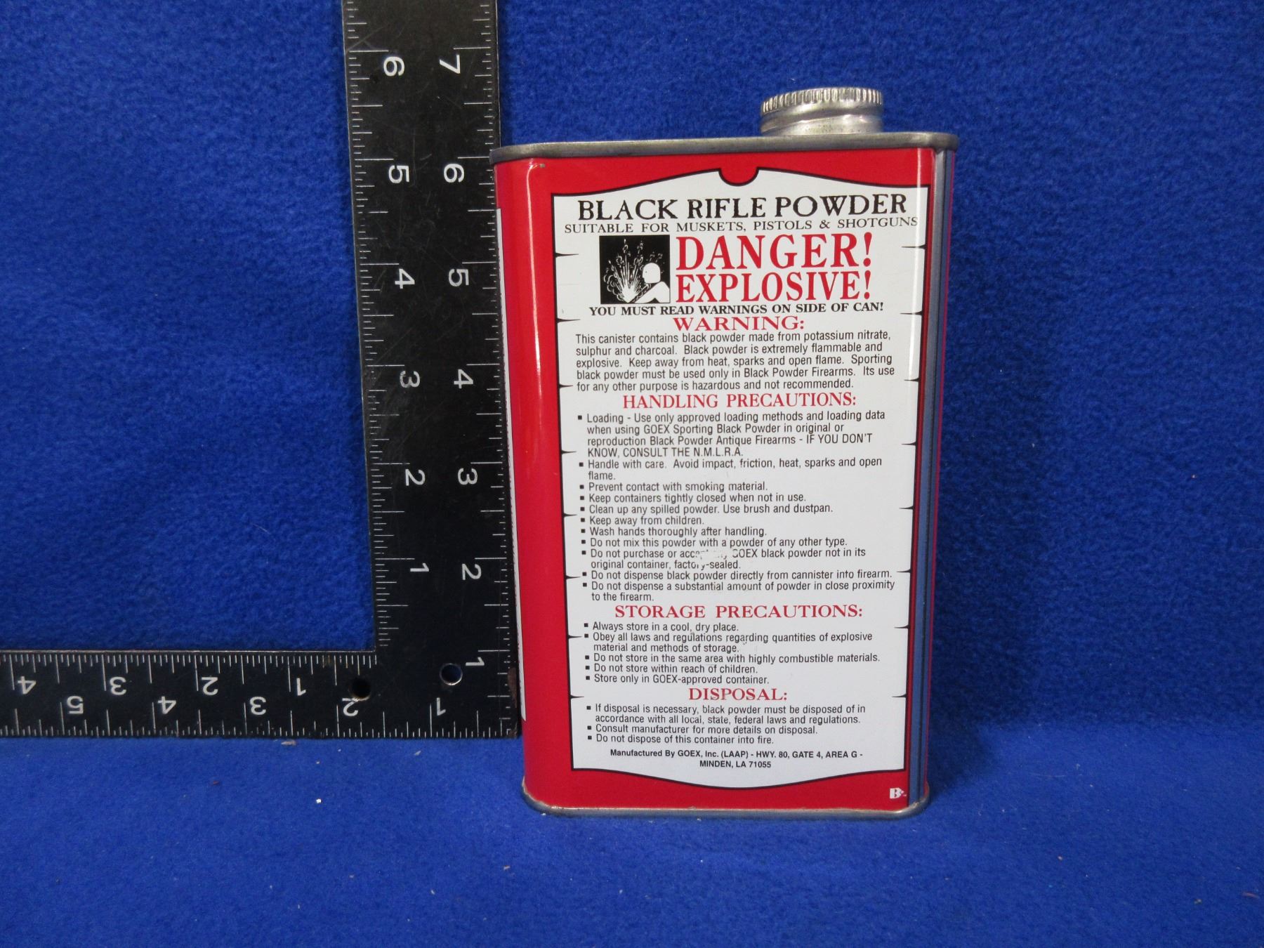 Goex Black Rifle Powder FFFg - PICKUP ONLY