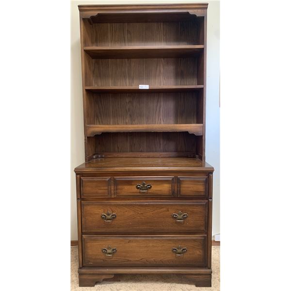 Vintage Wooden Shelf Hutch Furniture 73 Tall X 34 Wide X 18 Deep
