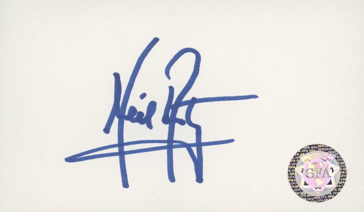 Neil Armstrong signature cut