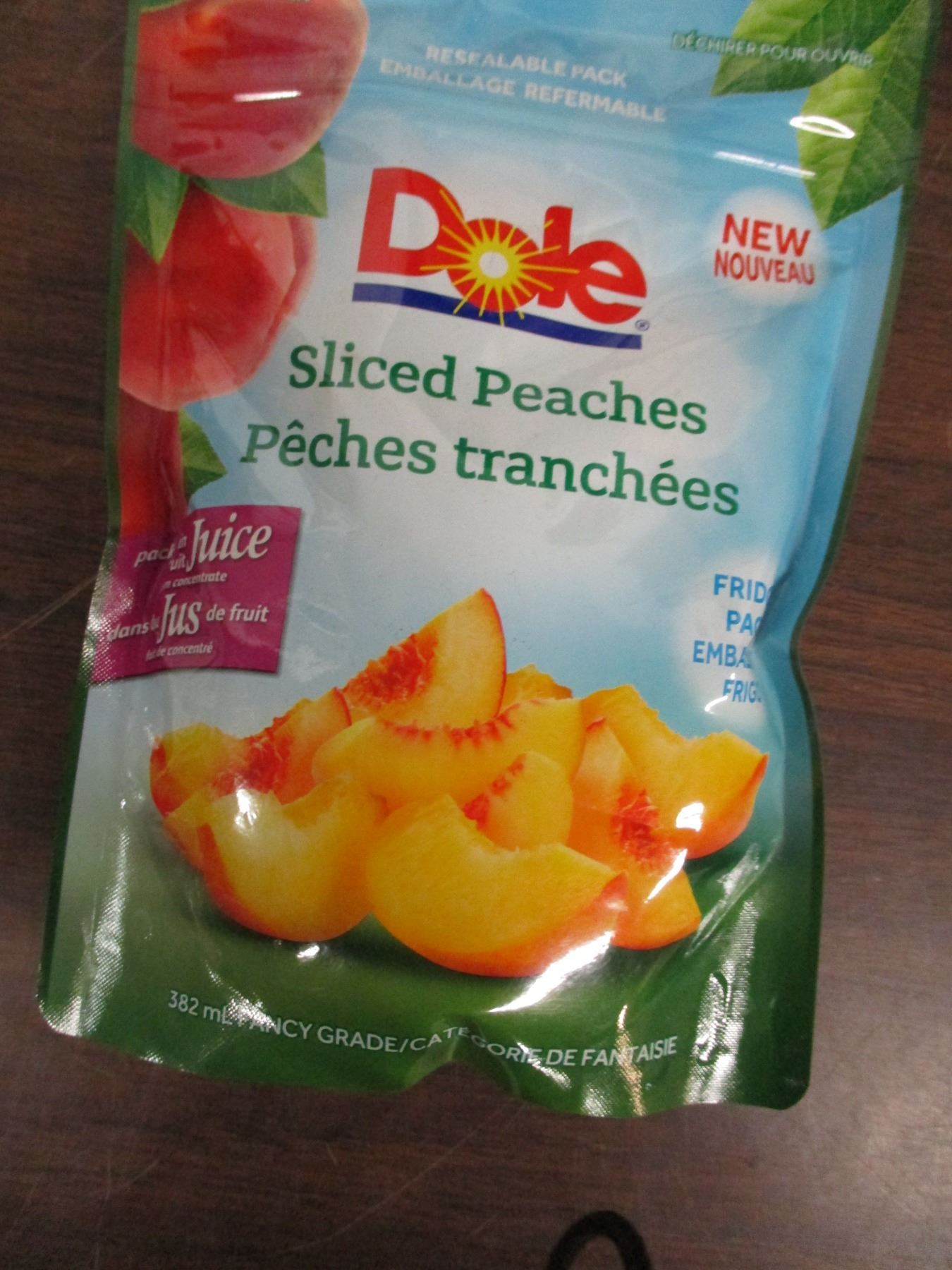 DOLE PEACHES IN SYRUP (382 ML) - PER POUCH
