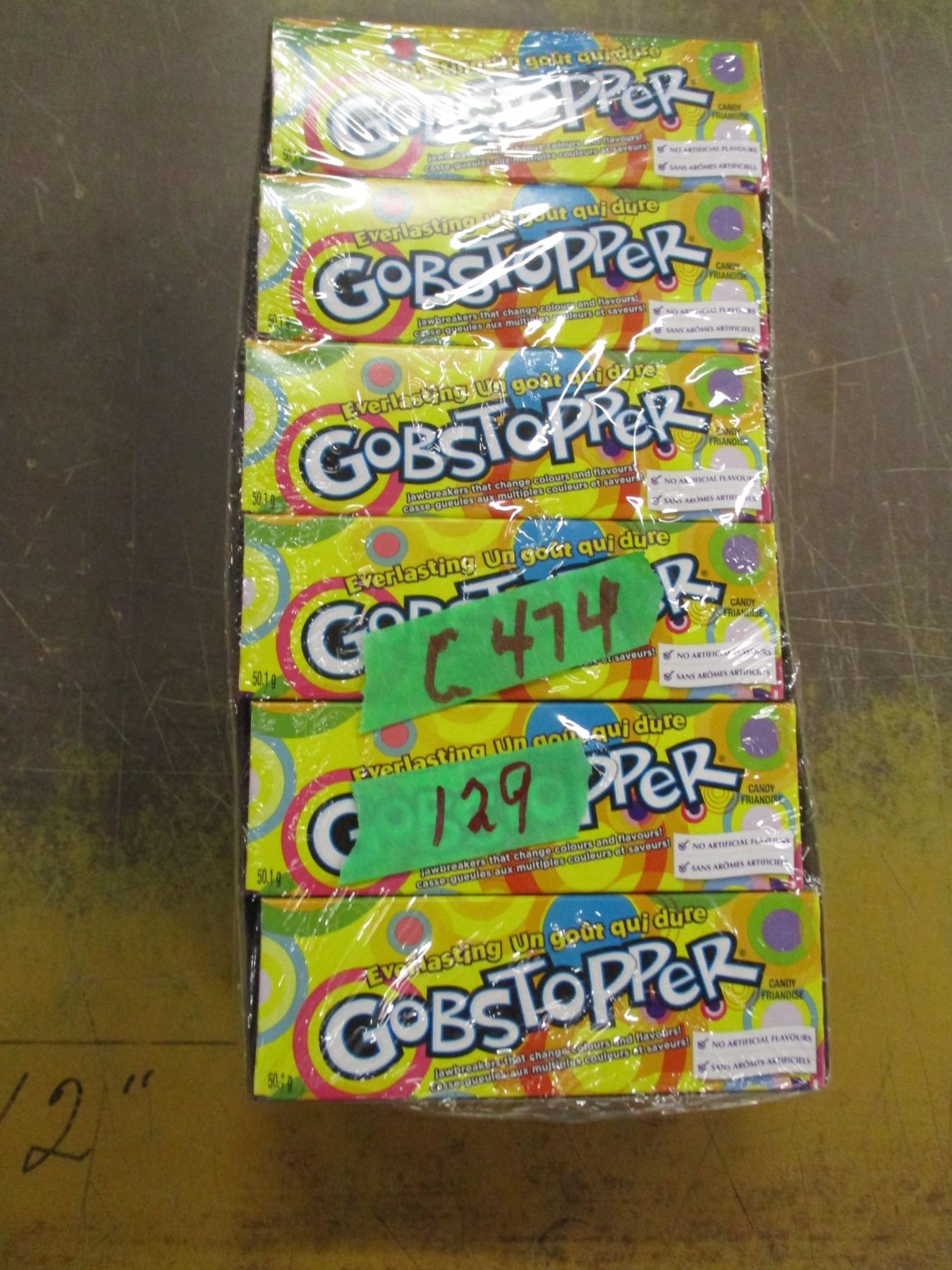 24 GOBSTOPPER CANDY