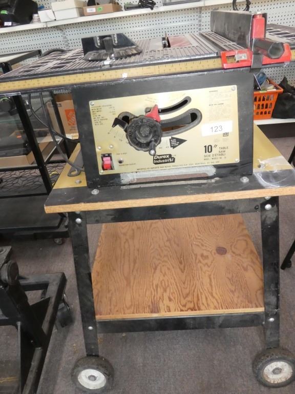 10" table saw & trolley