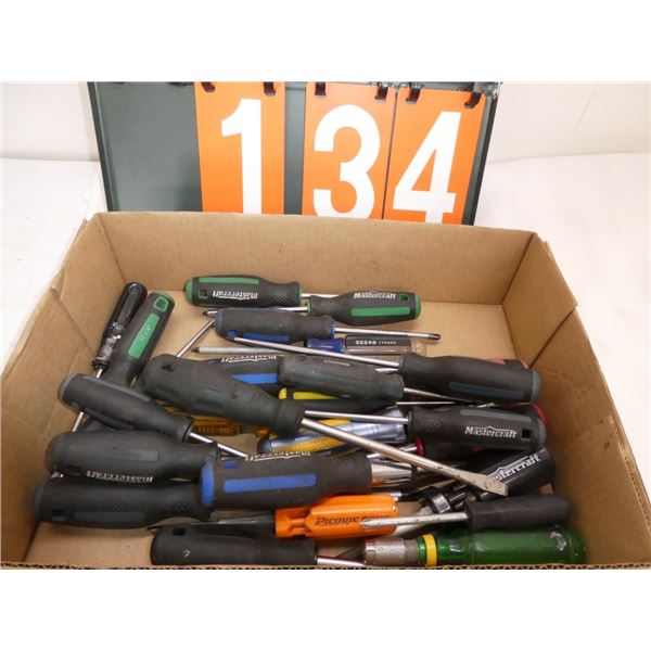 assorted screwdrivers