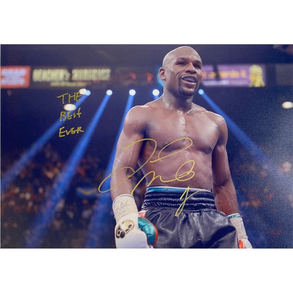 Autograph Signed Floyd Mayweather Jr Photo