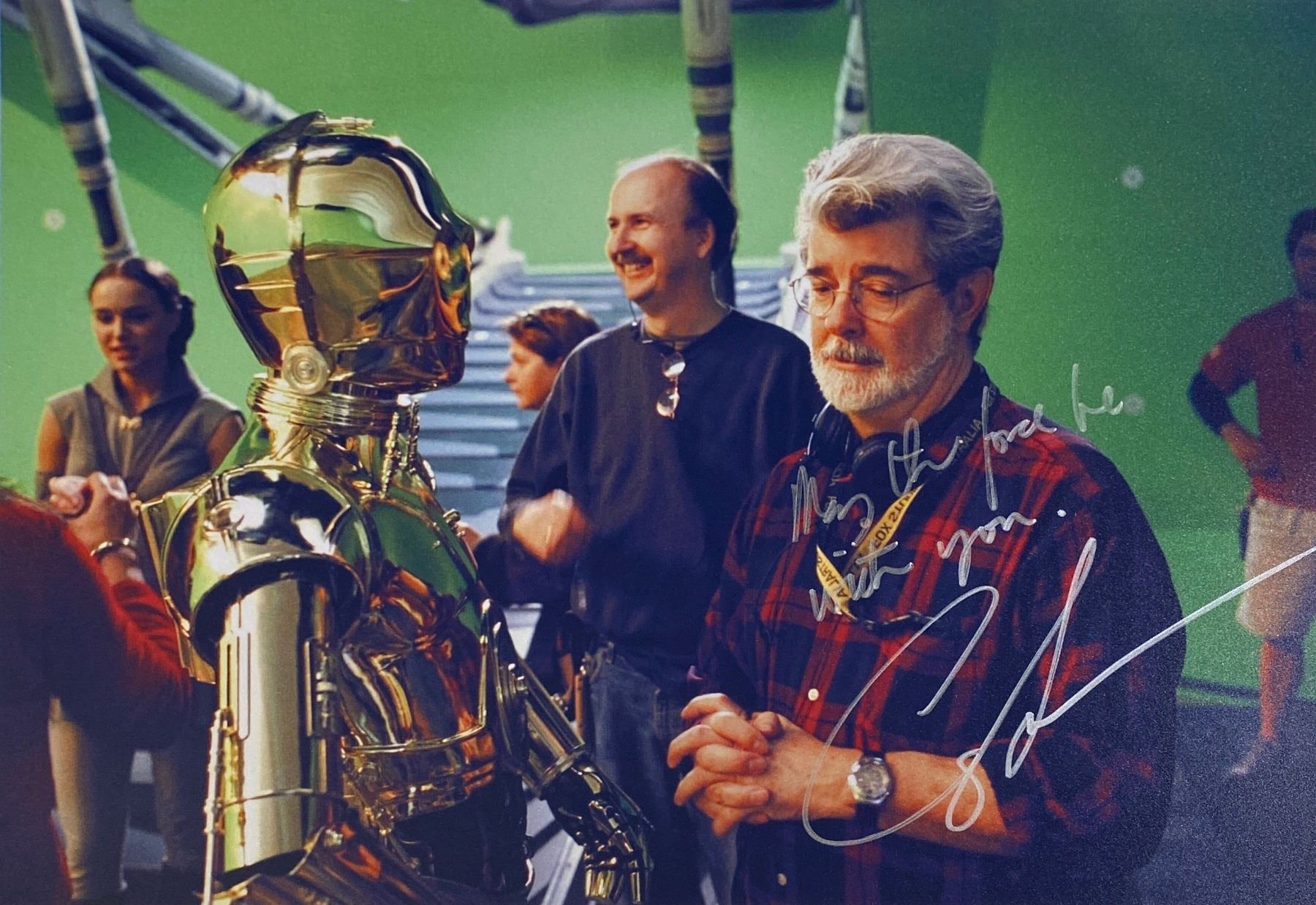 Autograph Signed George Lucas Photo