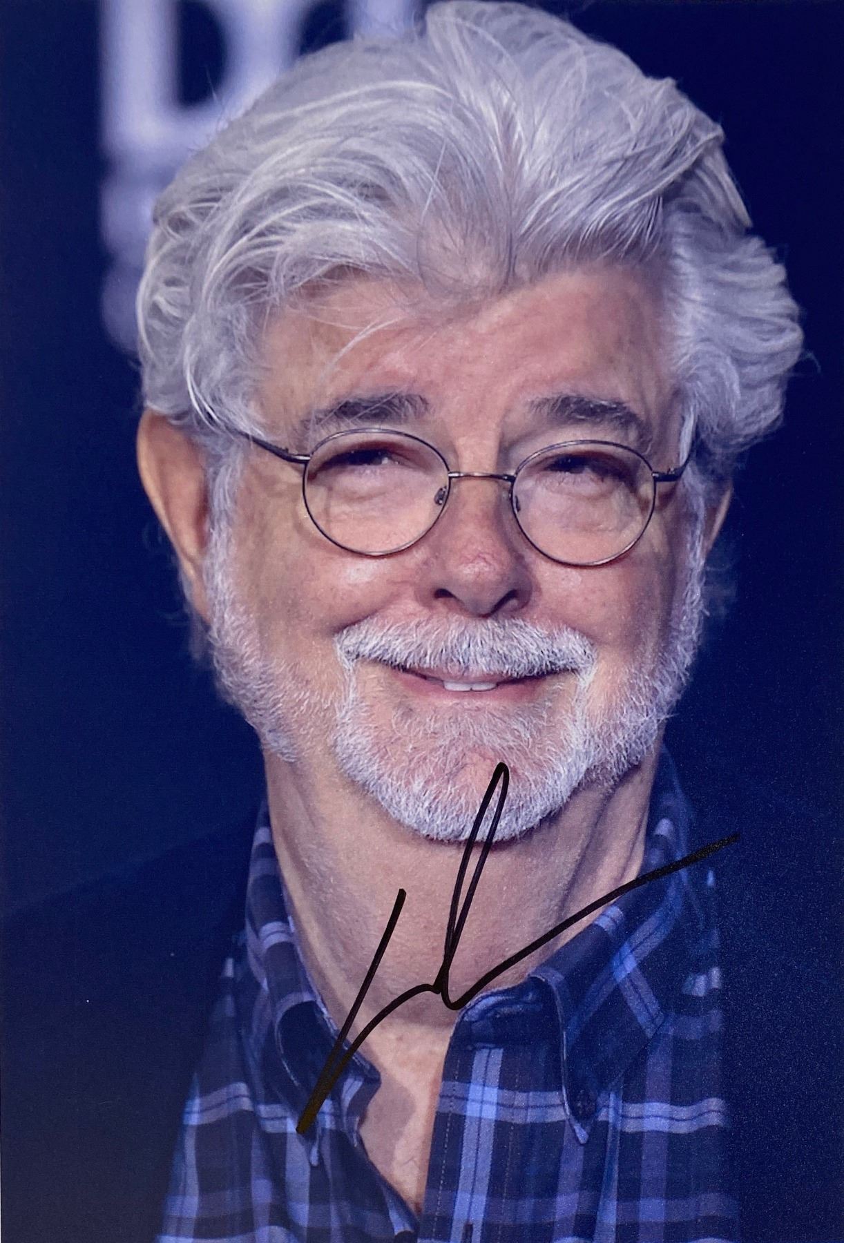 Autograph Signed George Lucas Photo