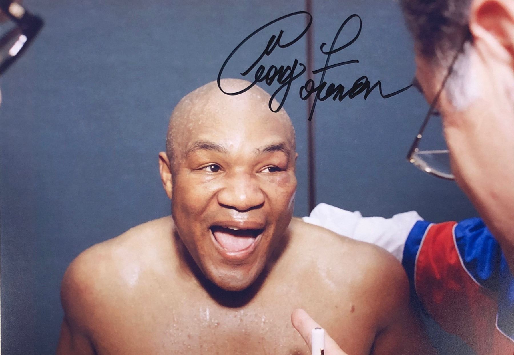 George Foreman Autograph Signed Photo