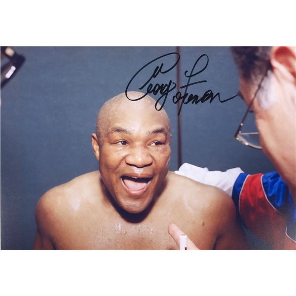 George Foreman Autograph Signed Photo
