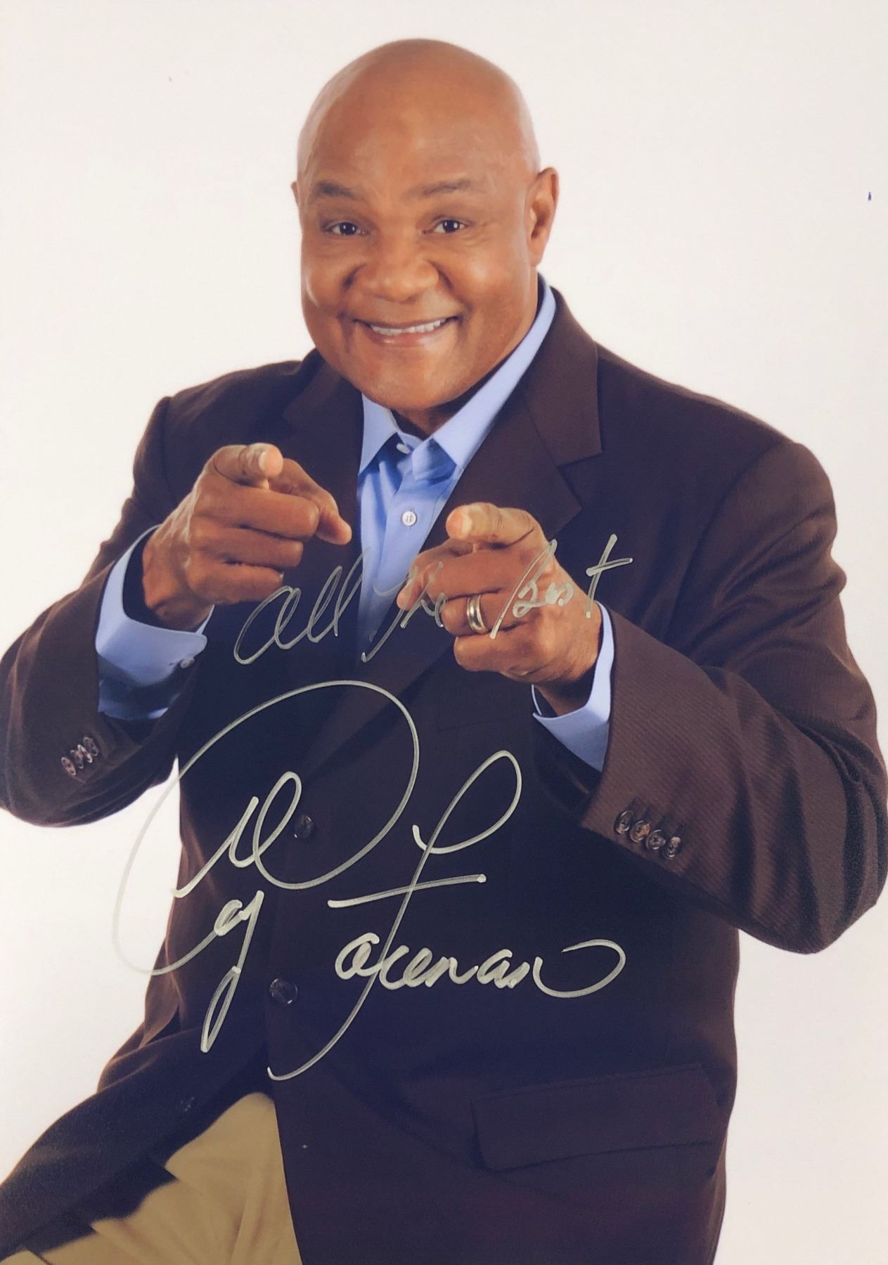 George Foreman Autograph Signed Photo