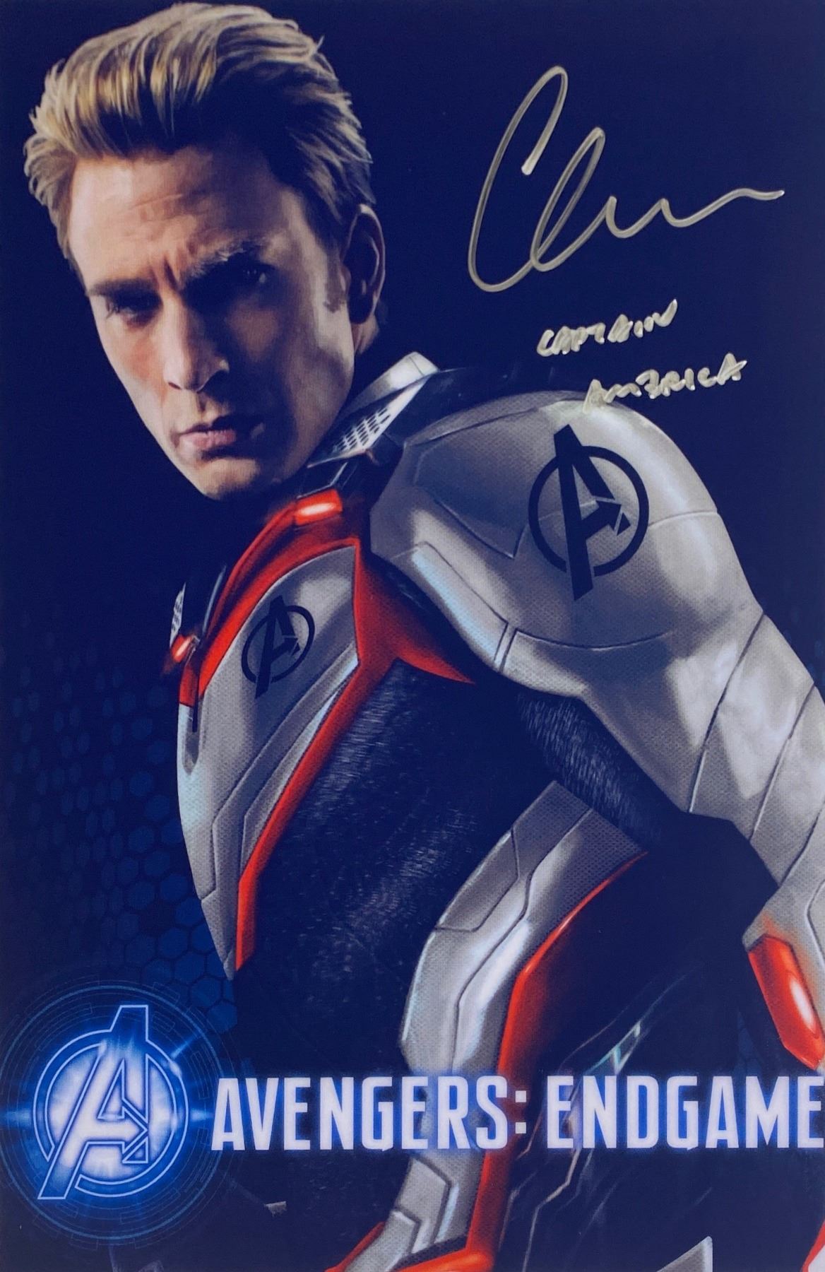 Autograph Signed Chris Evans Photo