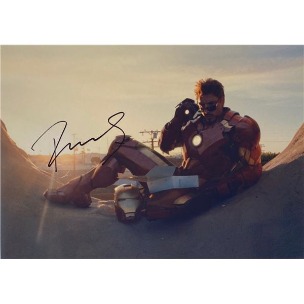 Autograph Signed Robert Downey Jr Photo