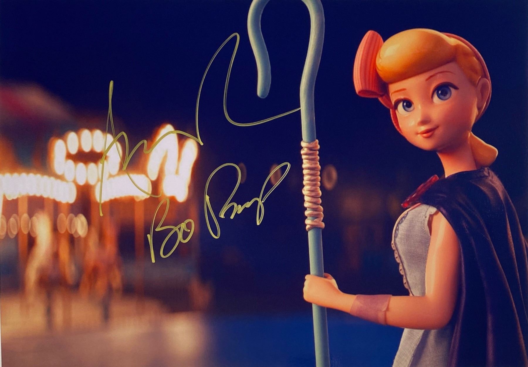 Autograph Signed Toy Story 4 Photo