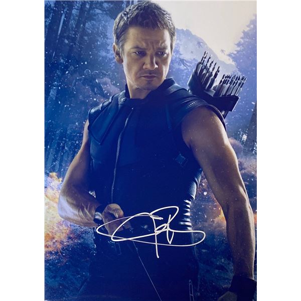 Autograph Signed Avengers Jeremy Renner Photo