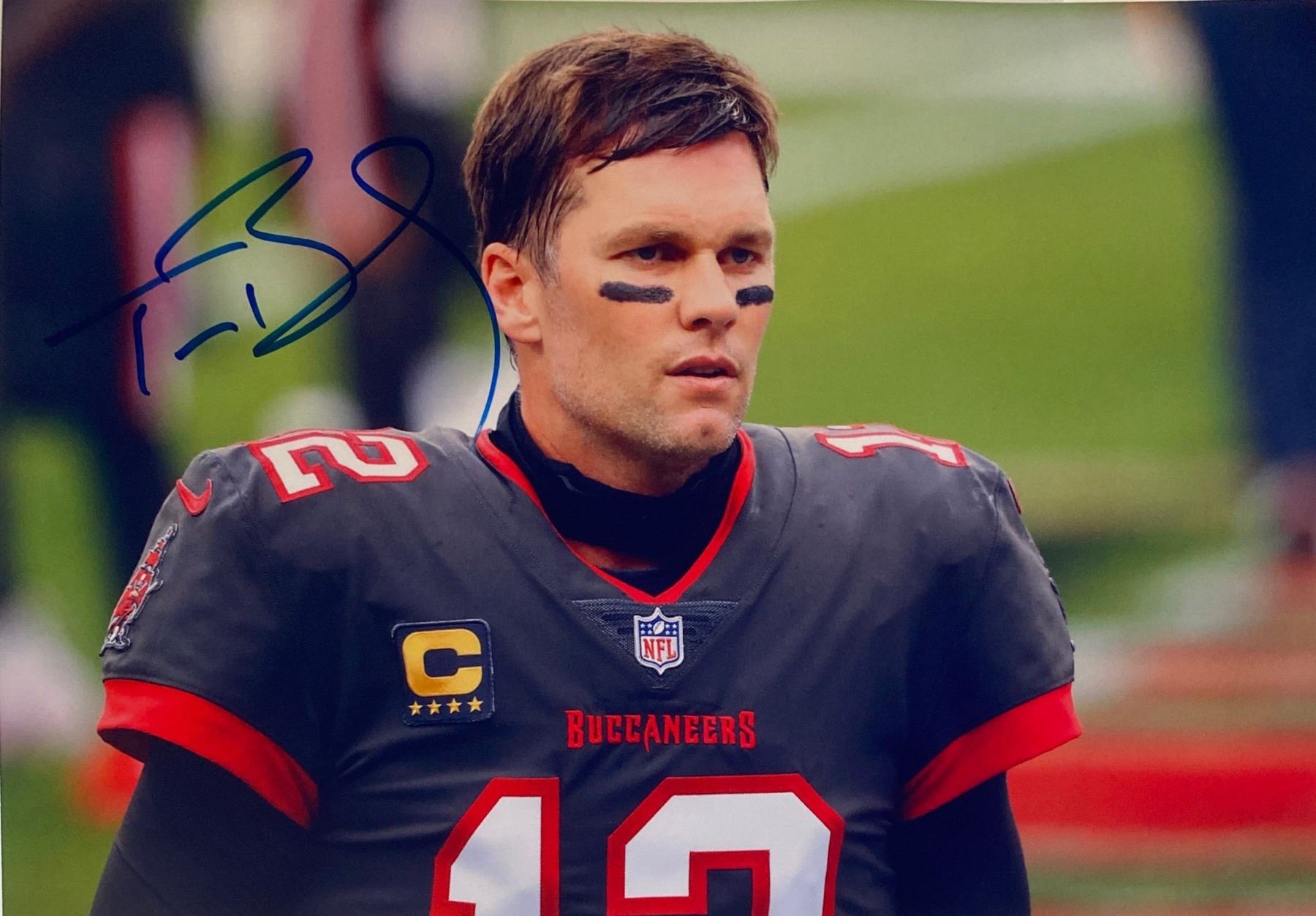 Autograph Signed Tom Brady Photo