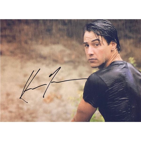 Point Break Keanu Reeves Signed Photo