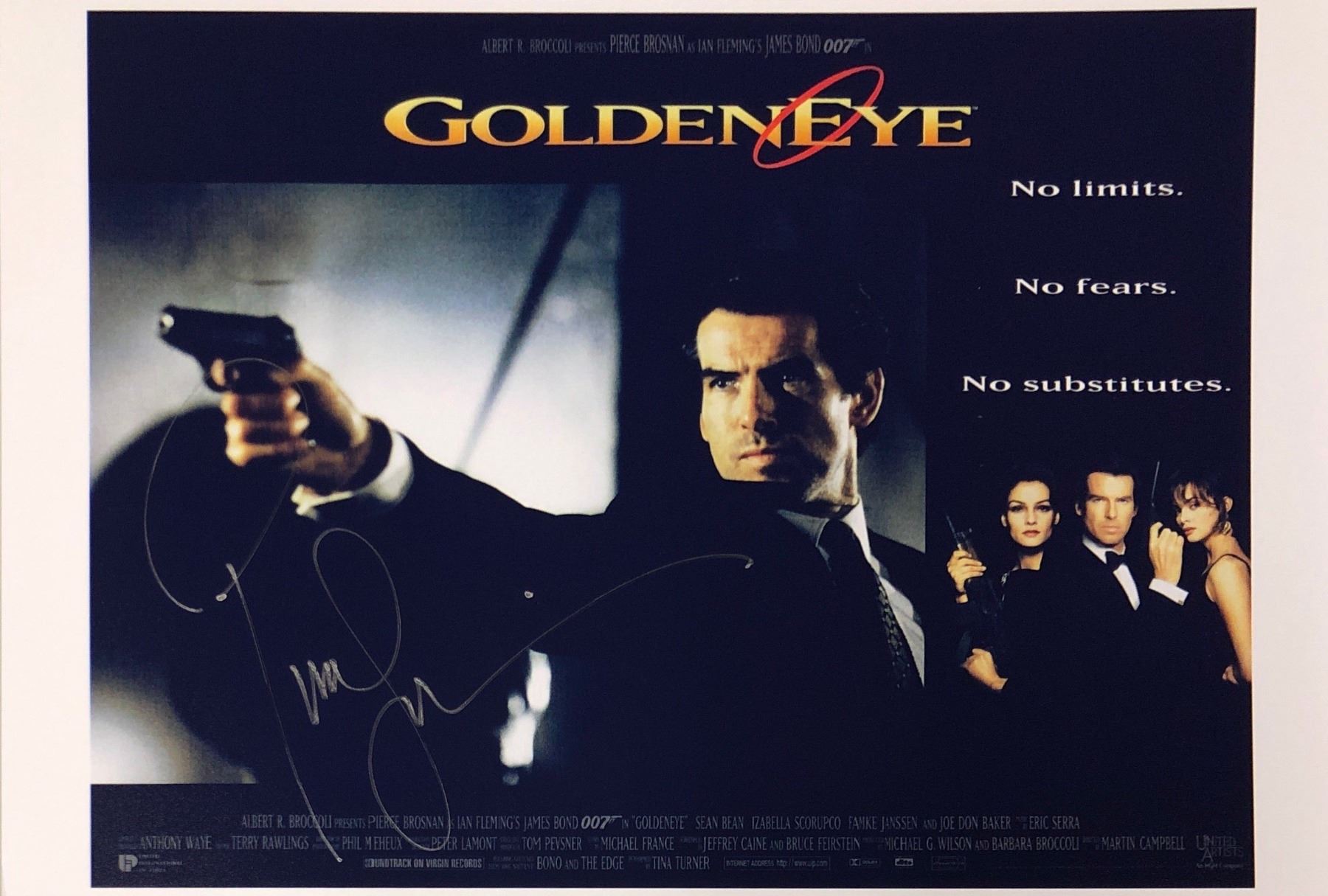 Pierce Brosnan Autograph Signed James Bond 007 Photo
