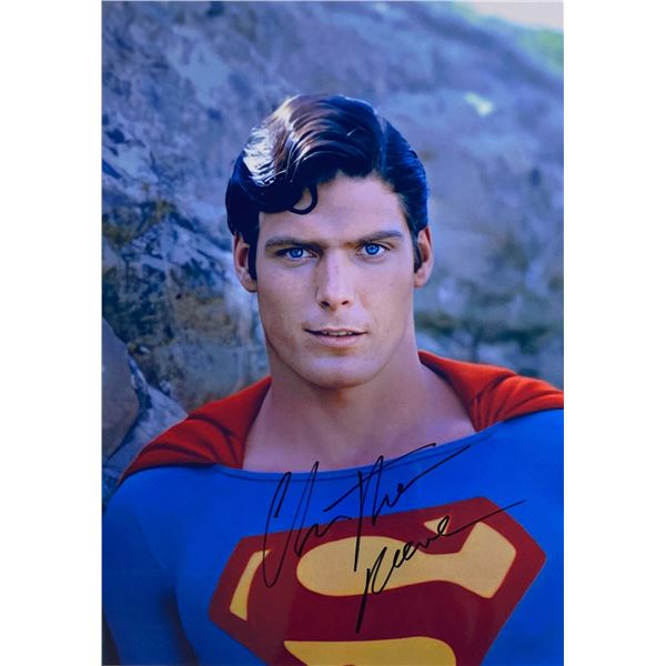 Autograph Signed Christopher Reeve Photo