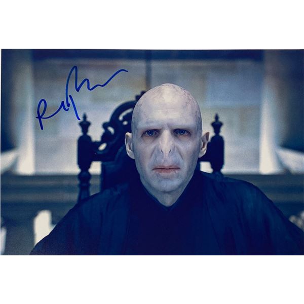 Autograph Signed Harry Potter Ralph Fiennes Photo