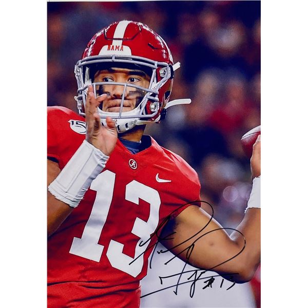 Autograph Signed Tua Tagovailoa Photo