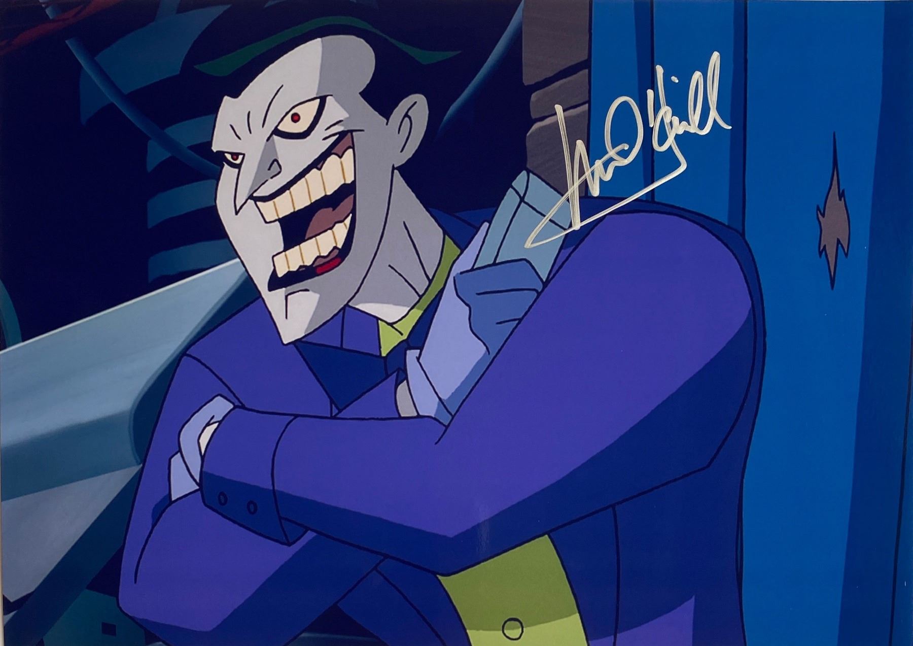 Autograph Signed Batman Cartoon Photo