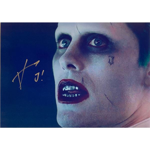 Autograph Signed Jared Leto Joker Photo