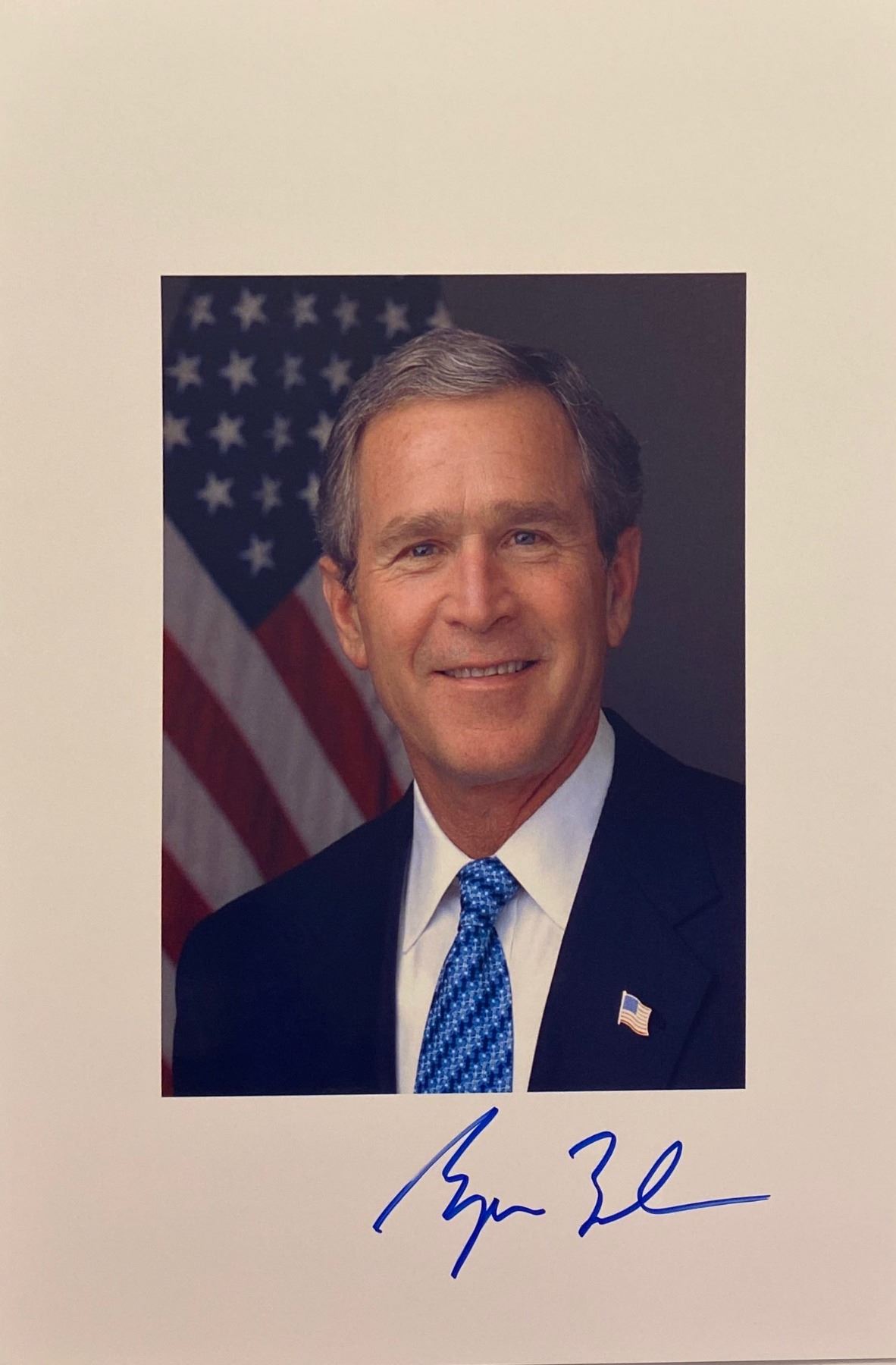 Autograph Signed George Bush Photo
