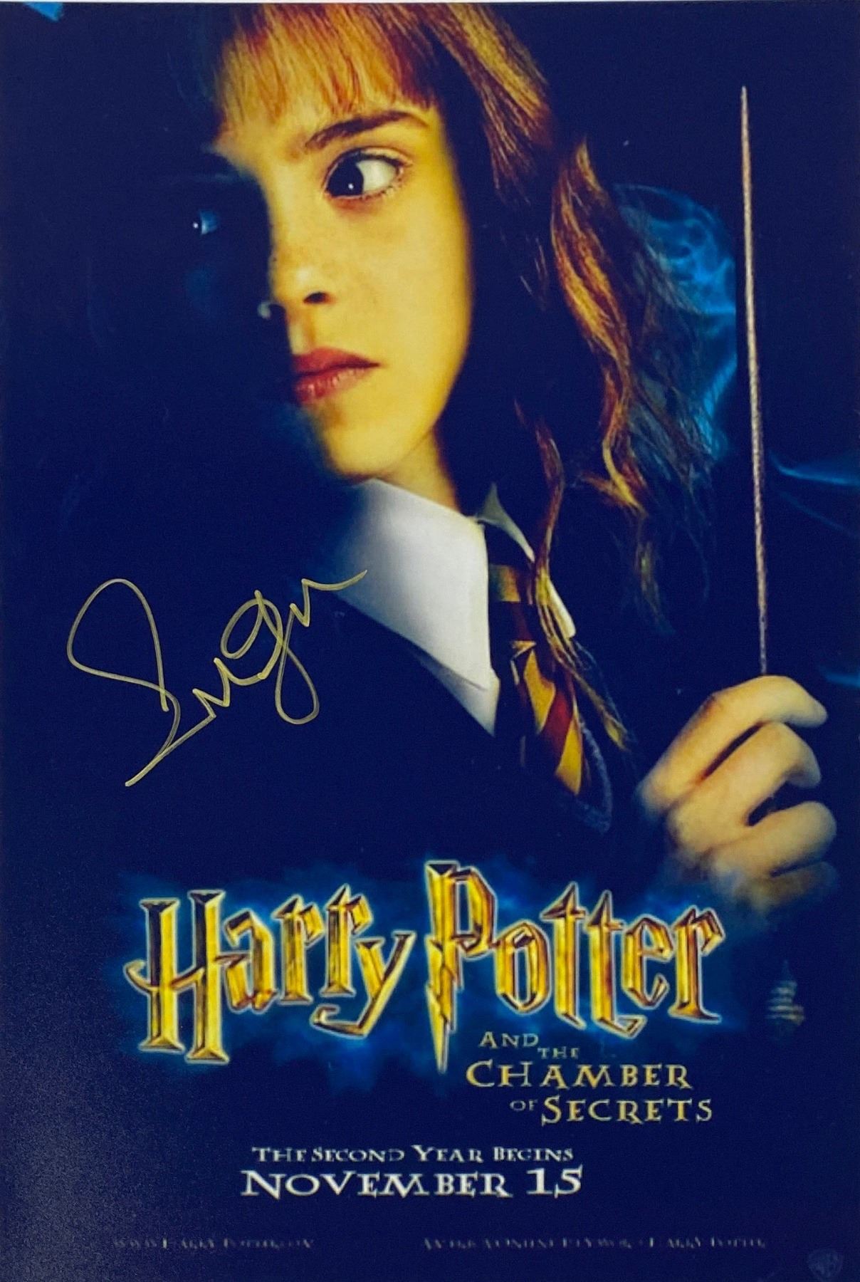 Autograph Signed Harry Potter Emma Watson Photo
