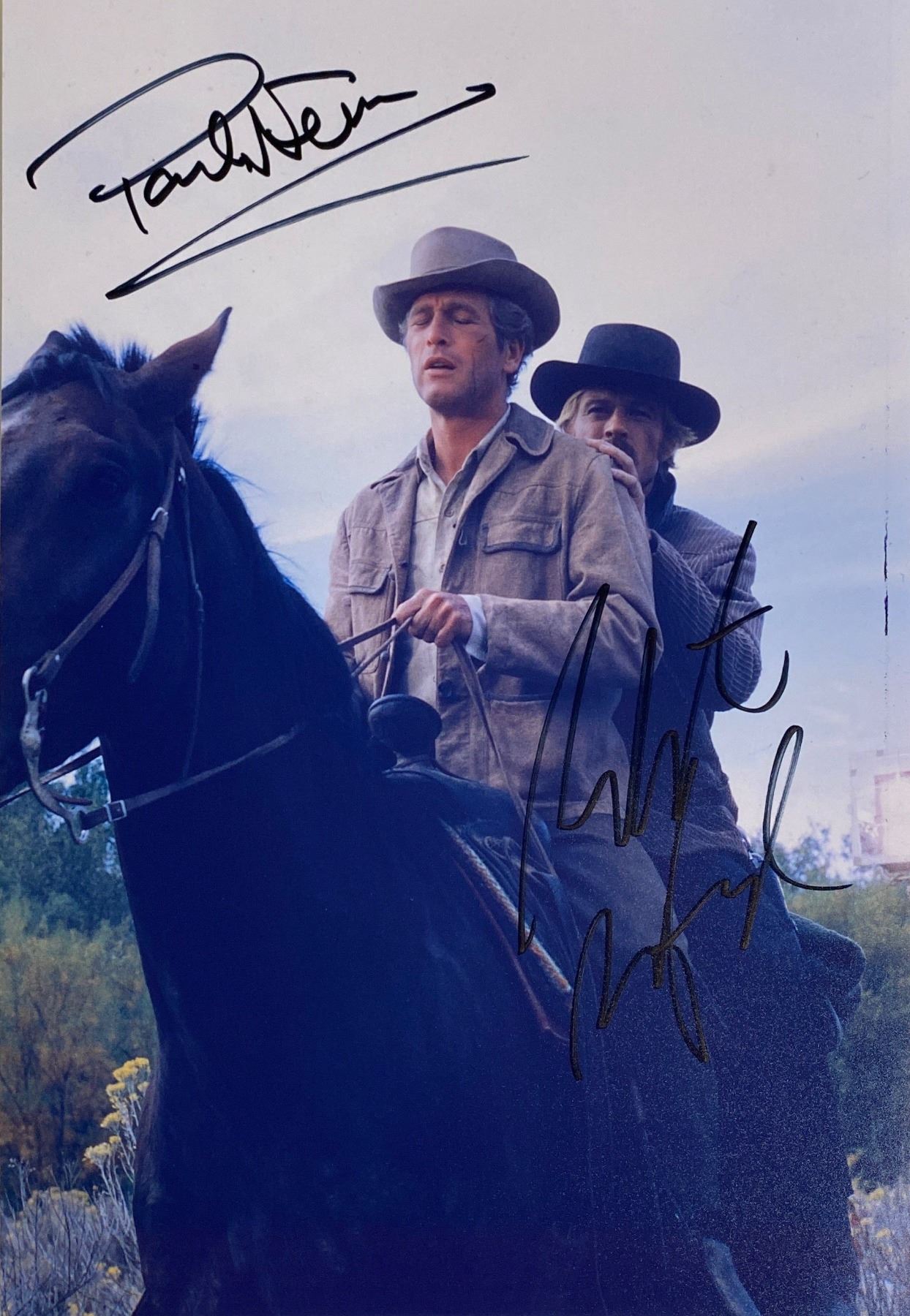 Autograph Signed Butch Cassidy and the Sundance Kid Photo