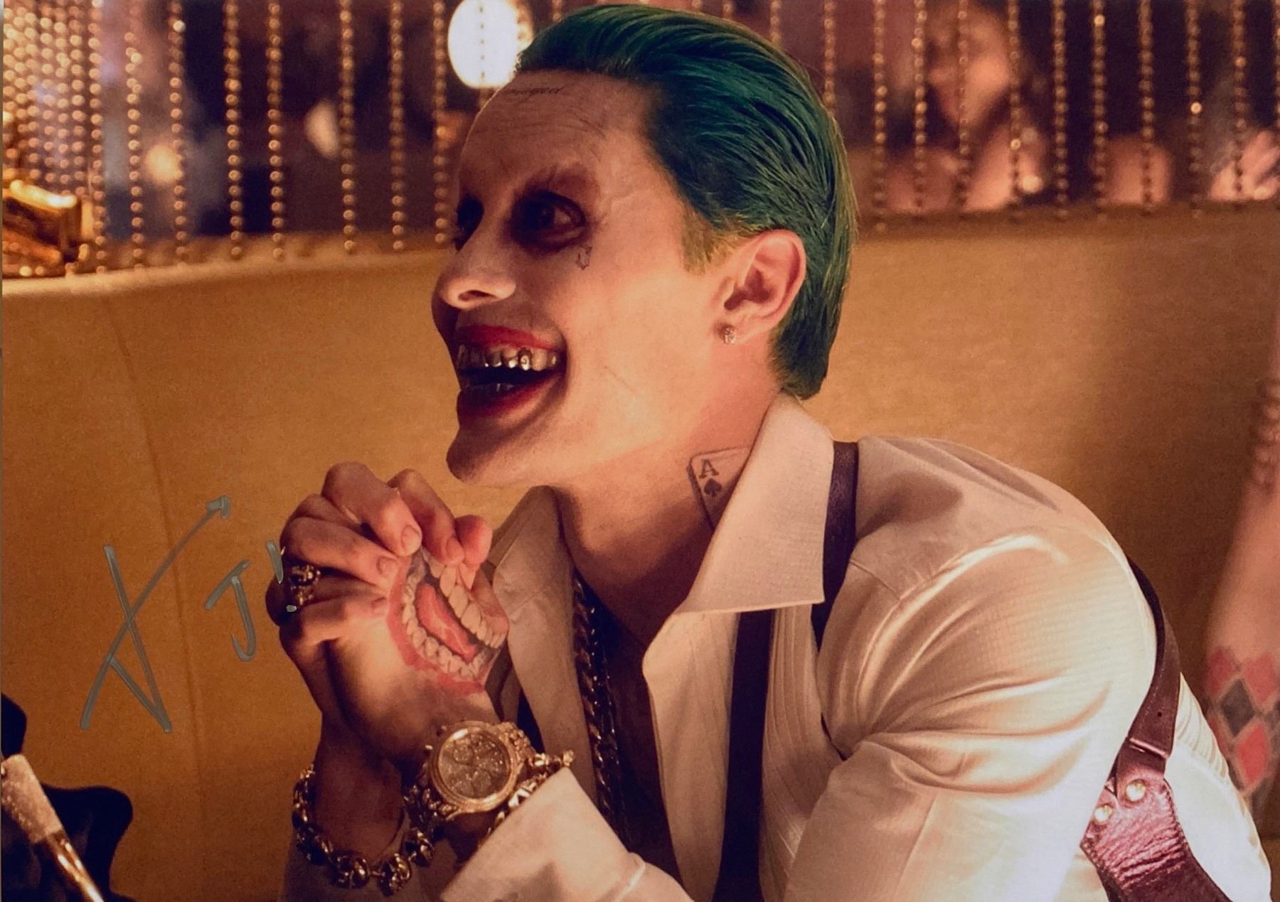 Autograph Signed Jared Leto Joker Photo