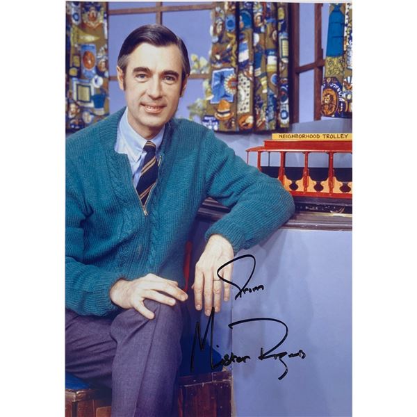 Autograph Signed Fred Rogers Photo