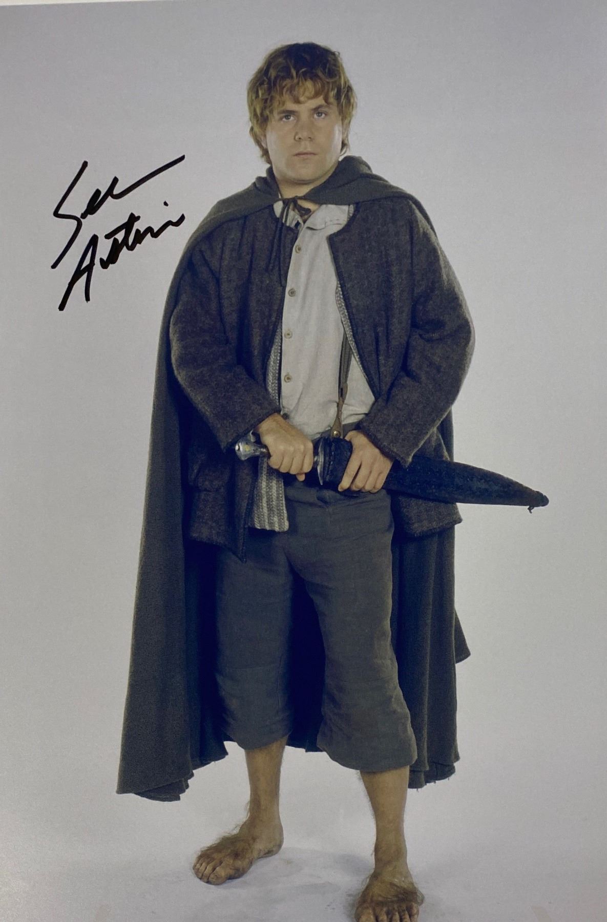 Autograph Signed Lord of the Ring Sean Astin Photo