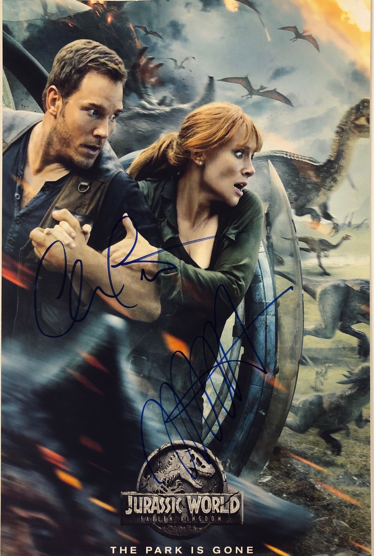 Jurassic World 2 Photo Bryce Dallas Howard Autographed Signed