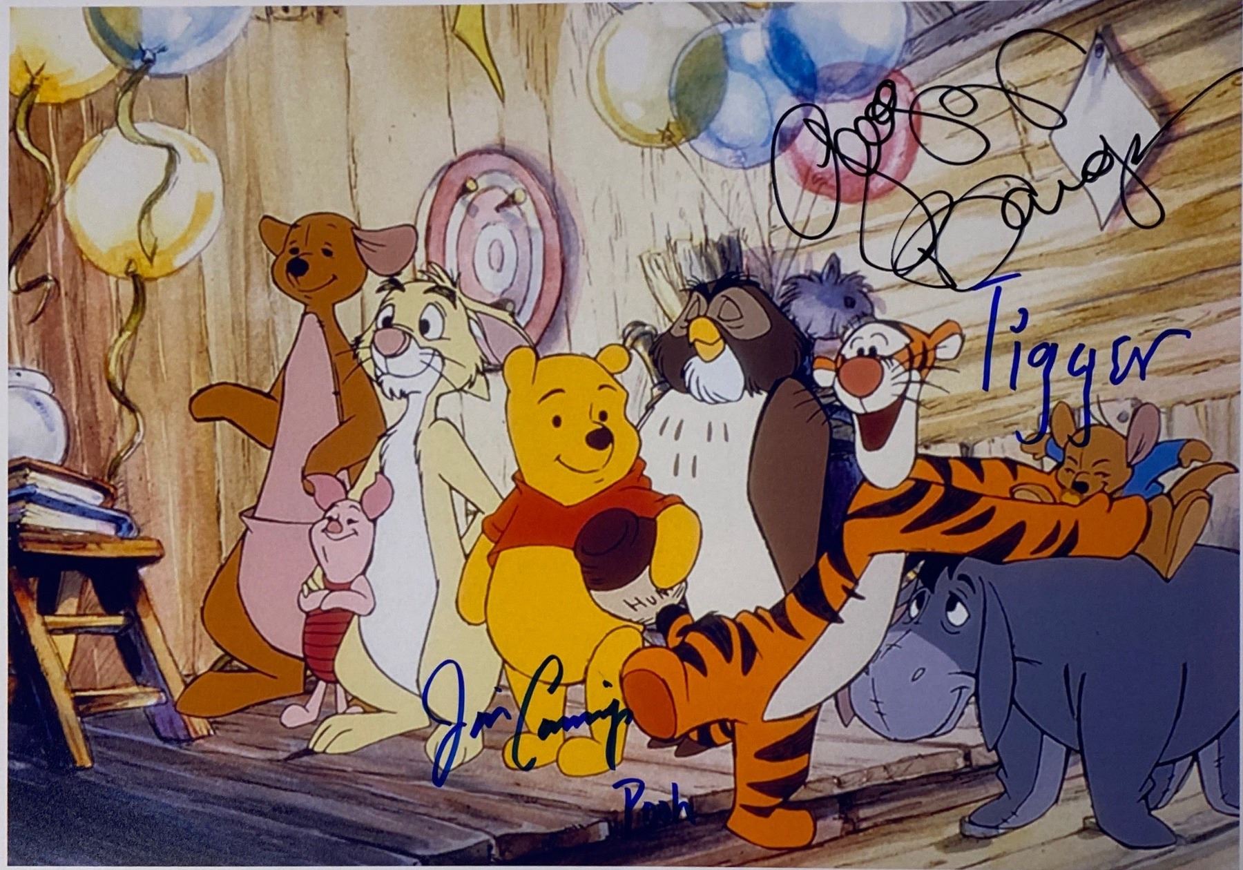 Winnie the Pooh Autograph Signed Photo
