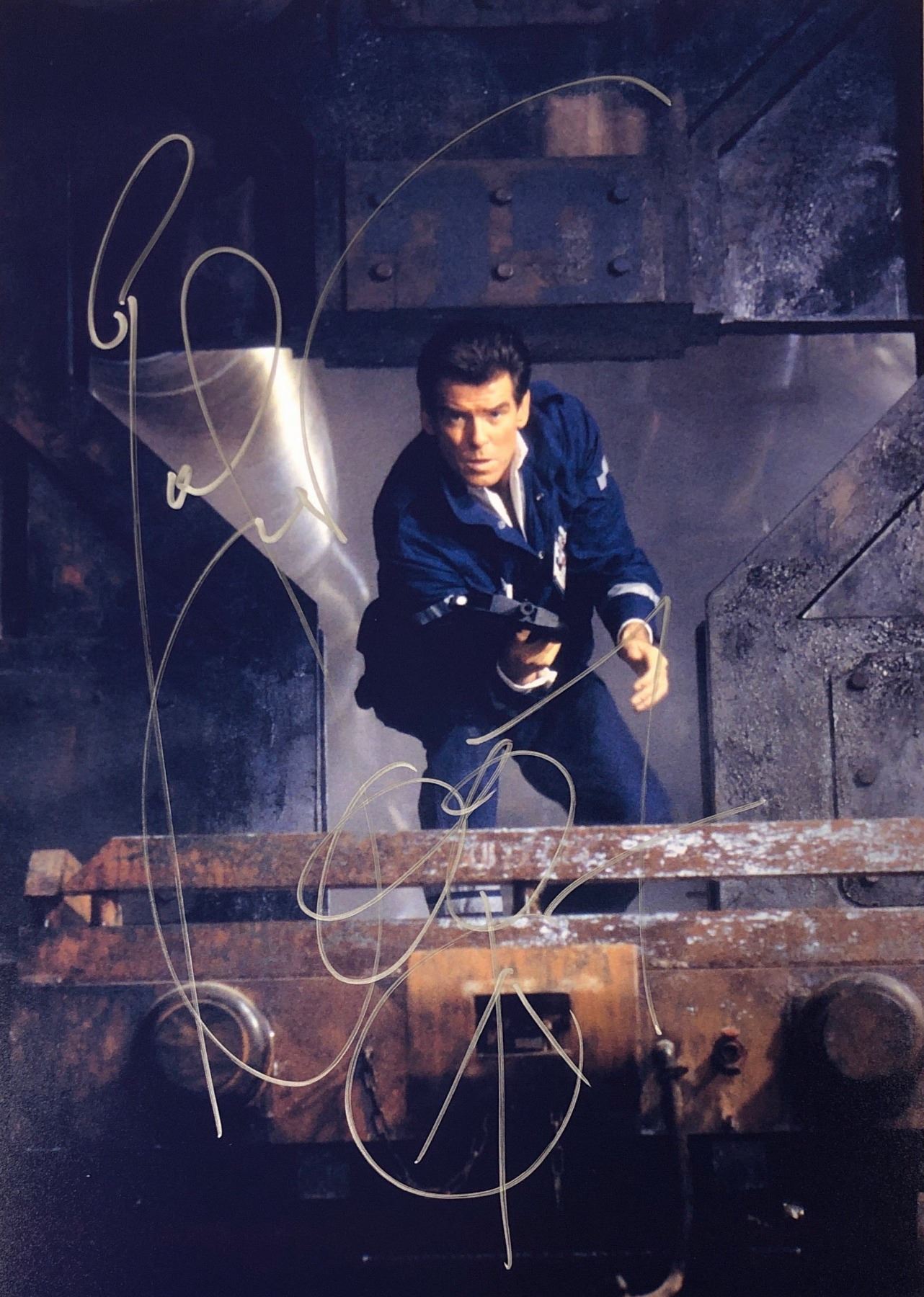 Pierce Brosnan Autograph Signed James Bond 007 Photo