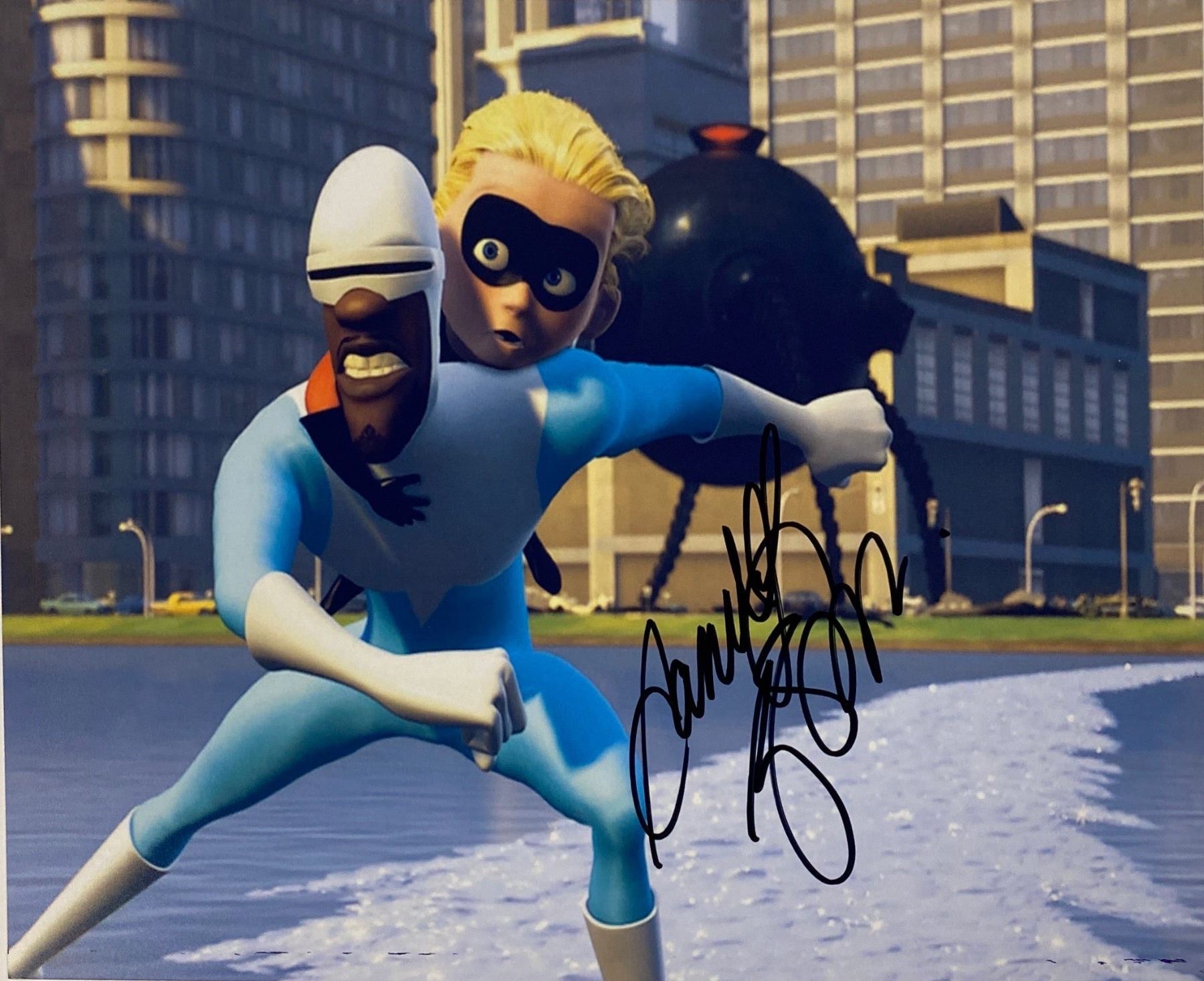 Autograph Signed The Incredibles Samuel L. Jackson Photo