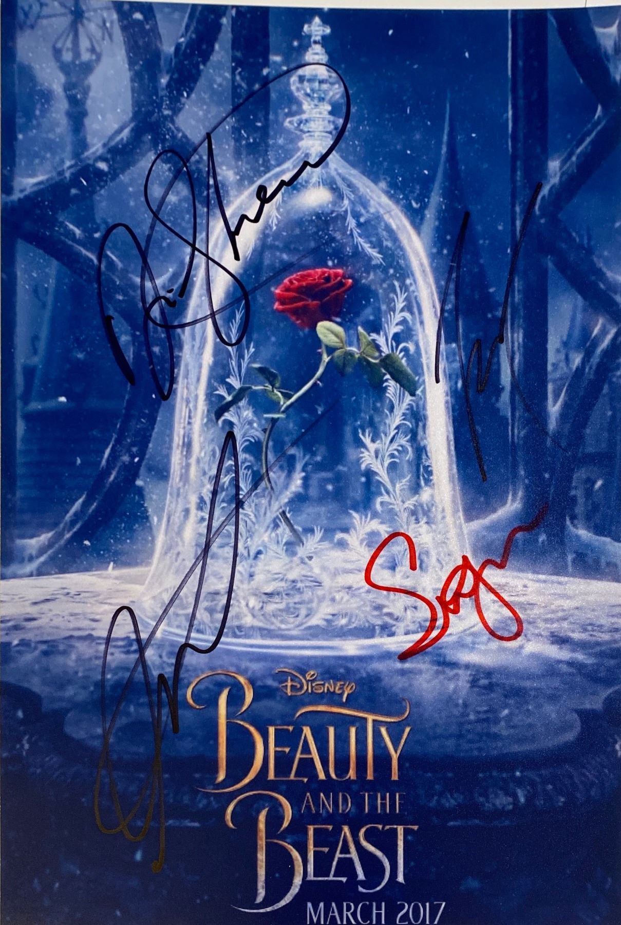 Autograph Signed Beauty and the Beast Photo
