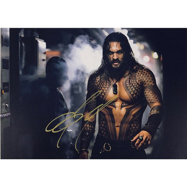 Aquaman Photo Jason Momoa Autographed Signed