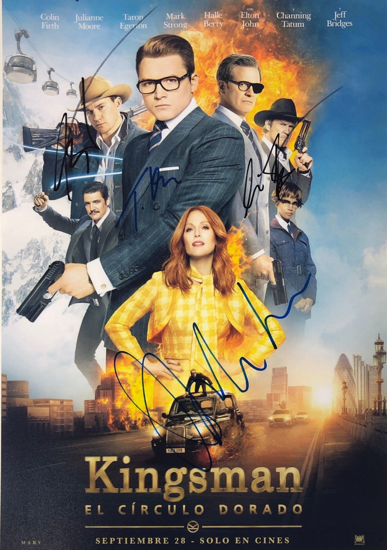 Kingsman 2 Photo Michael Caine Autographed Signed